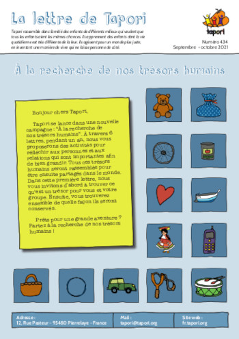 Lettre Tapori | N°434 - ATD Quart Monde International